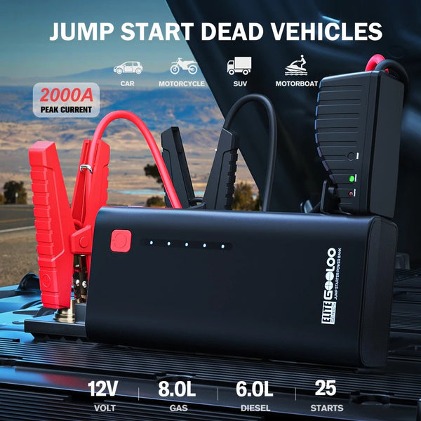 Portable Car Battery Jump Starter and Power Pack – valamerica